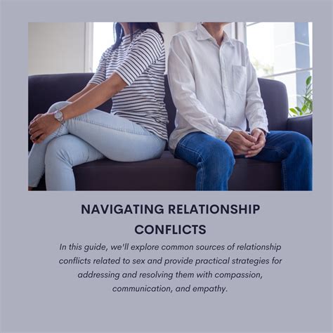 navigating relationship conflicts a guide to addressing sexual intima