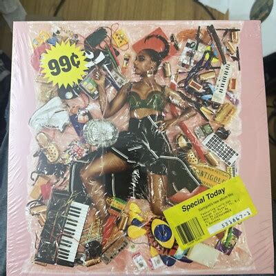 Rare 99 Cents By Santigold Record 2016 Clear Vinyl Lp