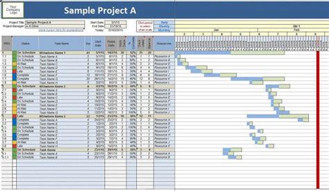 20 Project Plan Template Excel 2013 Simple Template Design