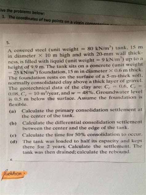 Solved Lve The Problems Below 1 The Coordinates Of Two Chegg Com