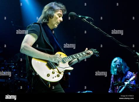 The English Guitarist Singer And Songwriter Steve Hackett Performs A