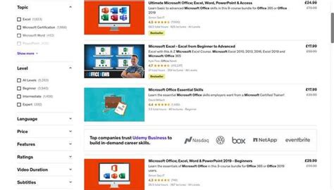 11 Best Microsoft Office Classes Excel At Office