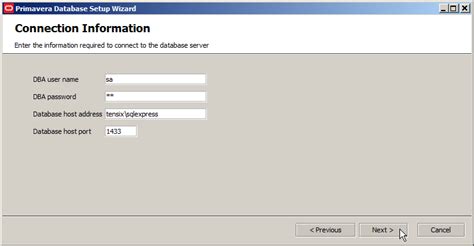 Setting Up A P6 Professional Standalone Client Using Sql Server
