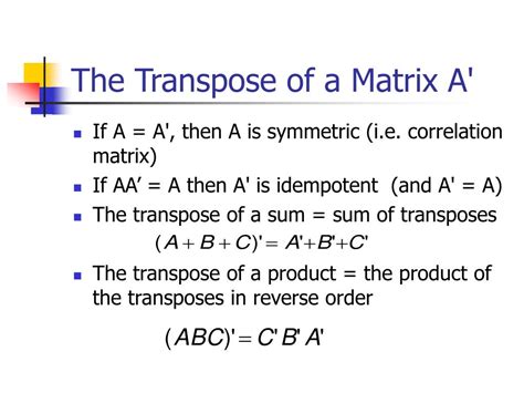 Ppt Matrix Algebra Powerpoint Presentation Free Download Id150389