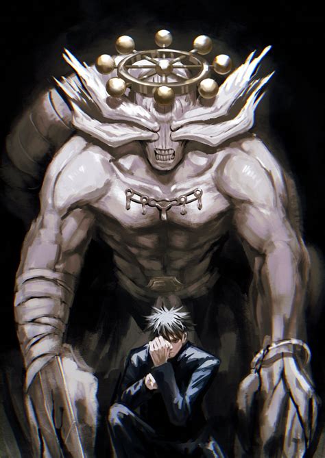 Fushiguro Megumi And Mahoraga Jujutsu Kaisen Drawn By Ndsoda Danbooru