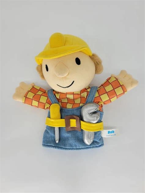 BOB THE BUILDER Puppet Plush Toy Offical Bob Vintage PicClick UK