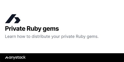 Private Ruby Gems
