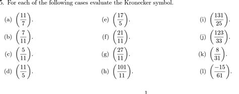 Solved For Each Of The Following Cases Evaluate The