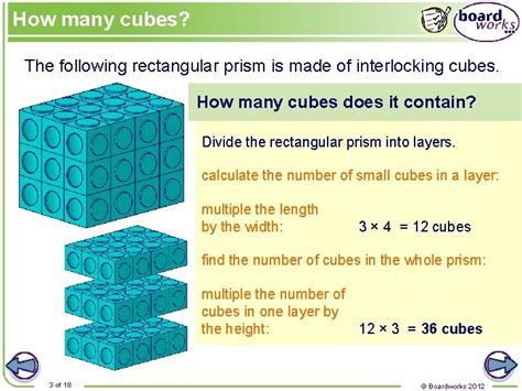 Rectangular Prisms 1 Of 18 Boardworks 2012 Information