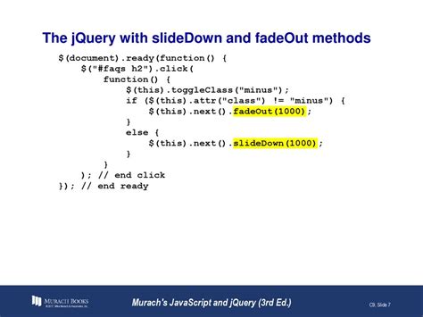 Murachs Javascript And Jquery 3rd Ed Ppt Download