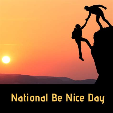 Copy Of National Be Nice Day Postermywall