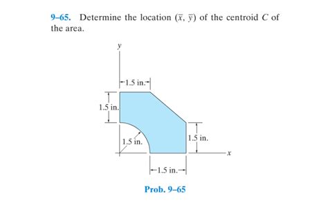 Determine The Location X Y Of The Centroid C Of