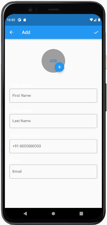 Contact Diary App Using Flutter