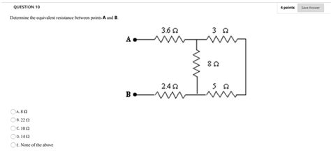 Solved QUESTION Points Save Answer Determine The Chegg