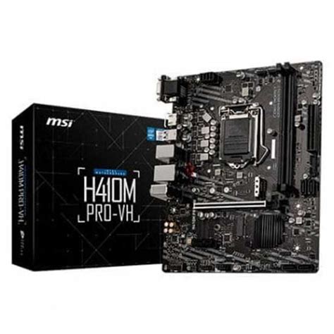 Msi Placa Base 1200 H410m Pro Vh Socket 1200 Plateado Techinn