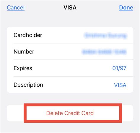 How To View And Delete Saved Credit Cards On Iphone Onlineguys