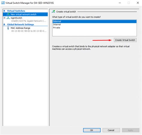 managing hyper v virtual nic
