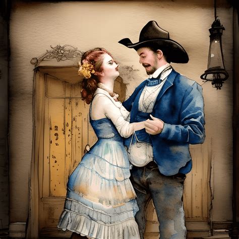 hermosa y linda acuarela de una chica de bar victoriana de ensueño y