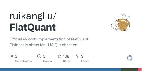 GitHub Ruikangliu FlatQuant Official PyTorch Implementation Of