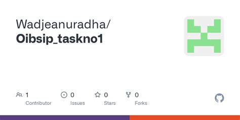 GitHub Wadjeanuradha Oibsip Taskno1