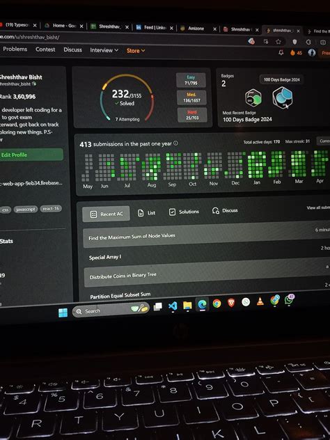 Shreshthav Bisht On Linkedin Tech25hard Codingchallenge