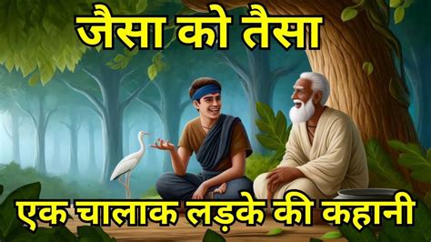 जैसे को तैसा एक चालाक लड़के की कहानी हिंदी कहानी Hindi Kahani
