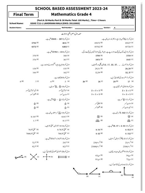 Mathematics Grade 4 Pdf Mathematics Grade 4 Pdf