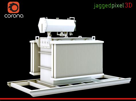 Electrical Transformer Mini Substation By Reliable Transformers 3d