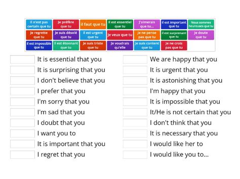 Subjunctive Triggers Match Up