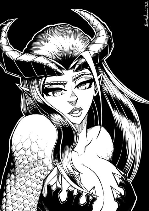 Dragon Queen By The3bx Hentai Foundry