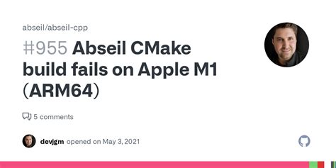 Abseil Cmake Build Fails On Apple M1 Arm64 · Issue 955 · Abseil