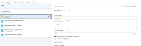 Iis Release Pipeline Deploy Multiple Websites From Single Zip File