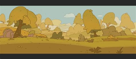 Artstation Side Scrolling Background Concept Worked Line Wonhaeju
