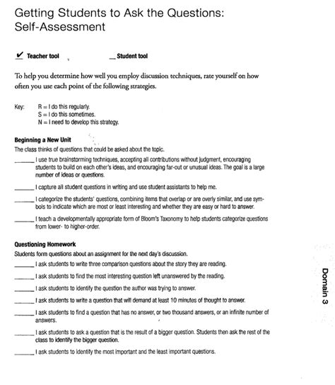 3b Using Questioning And Discussion Danielson Framework For Effective