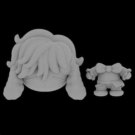 👽 Luka Bunny Figure Alien Stage・ Stl File For 3d Printing・cults