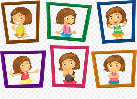 矢量手绘女孩子的照片png图片素材下载 图片编号10071989 Png素材网