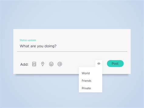 Status Update UI By EpicCoders EpicPxls