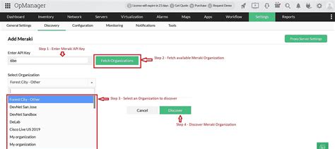 Cisco Meraki Monitoring Help Opmanager Help