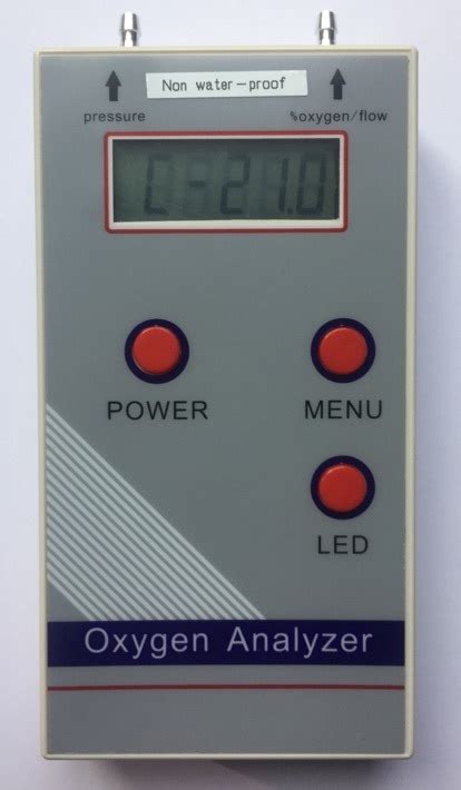 Ultrasonic Oxygen Analyzer For Oxygen Generator Concentration Flow Pressure Oxygen Analyzer