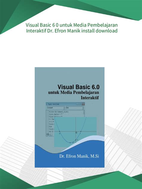visual basic 6 0 untuk media pembelajaran interaktif dr efron manik pdf download pdf cost