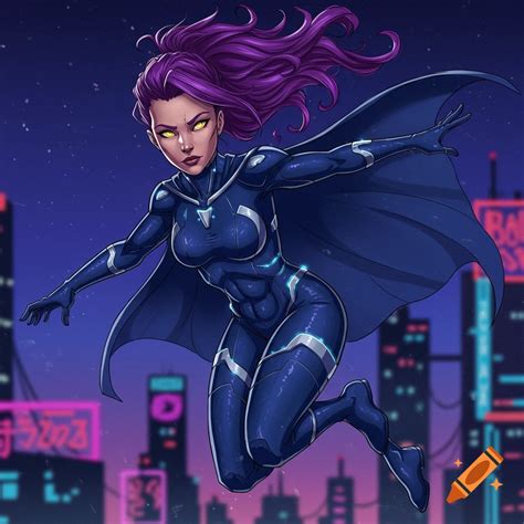 A Female Superhero In A White And Gold Suit With A Spider Emblem