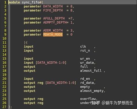 同步fifo的实现（从verilog代码到波形） 知乎