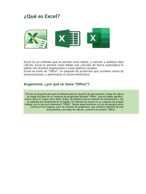 Sesión01 Excelpro Que Es Excel Descargar Gratis Pdf Microsoft Excel Microsoft Office