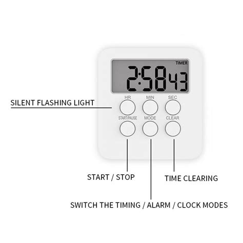 Digital Timer Count And Count Down Time Clock Ala Grandado