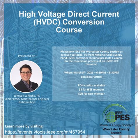 High Voltage Direct Current Hvdc Conversion Course Vtools Events