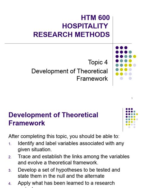 Ch 4 Theoretical Framework Pdf Theory Hypothesis