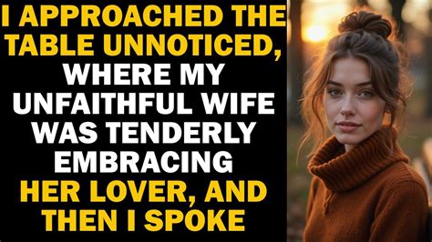 I Quietly Walked Up To The Table Where My Unfaithful Wife Held Her
