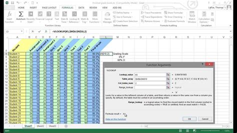 Using The VLOOKUP Function In Microsoft Excel YouTube
