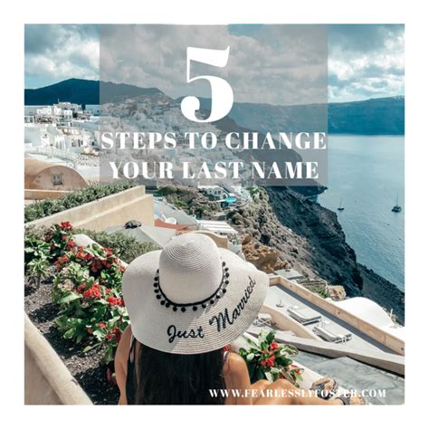 How To Change Your Last Name Broken Down Into Easy Steps Fearlessly Foster