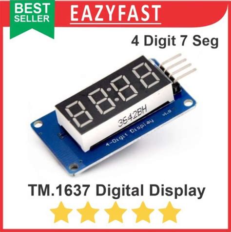 Jual Modul TM Digit Seven Segment X Max S LED Display Module Di Seller Eazyfast